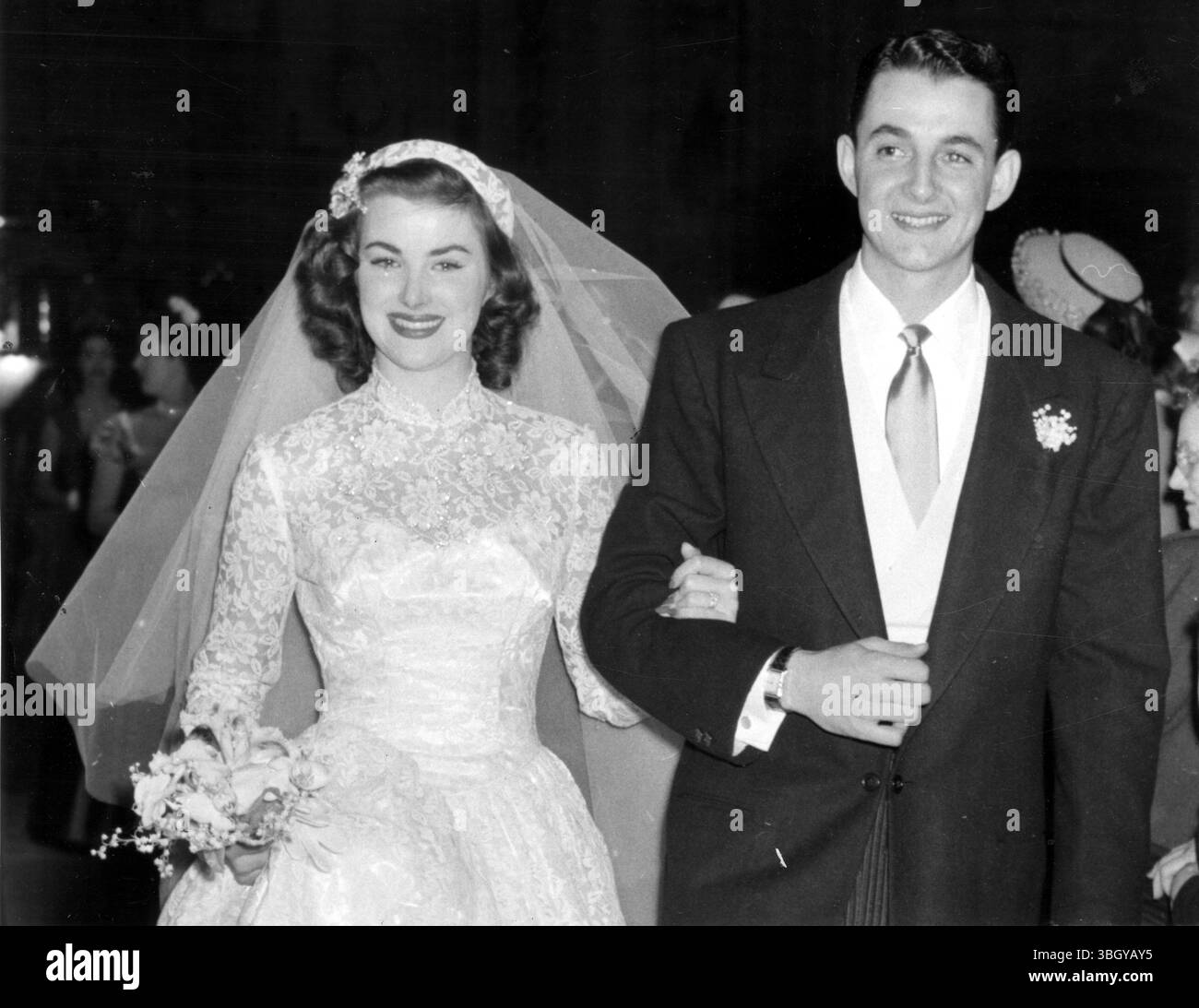 Christiane Martel, Miss Universe of 1953 and her husband Ronnie Marengo ...