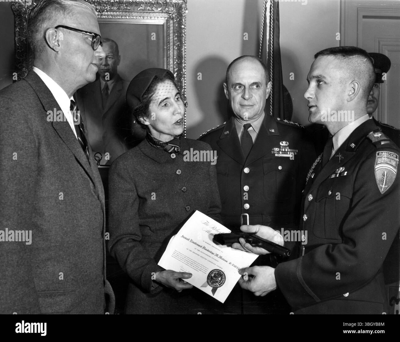 2nd Lieutenant Danridge M. Malone, received the Robert P. Patterson ...