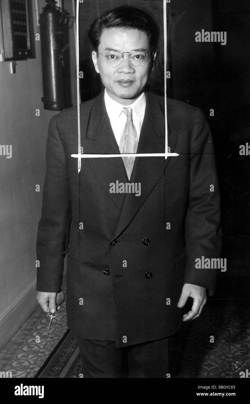 Ngo Dinh Luyen, brother of the Premier of Vietnam Ngo Dinh Diem, at his ...