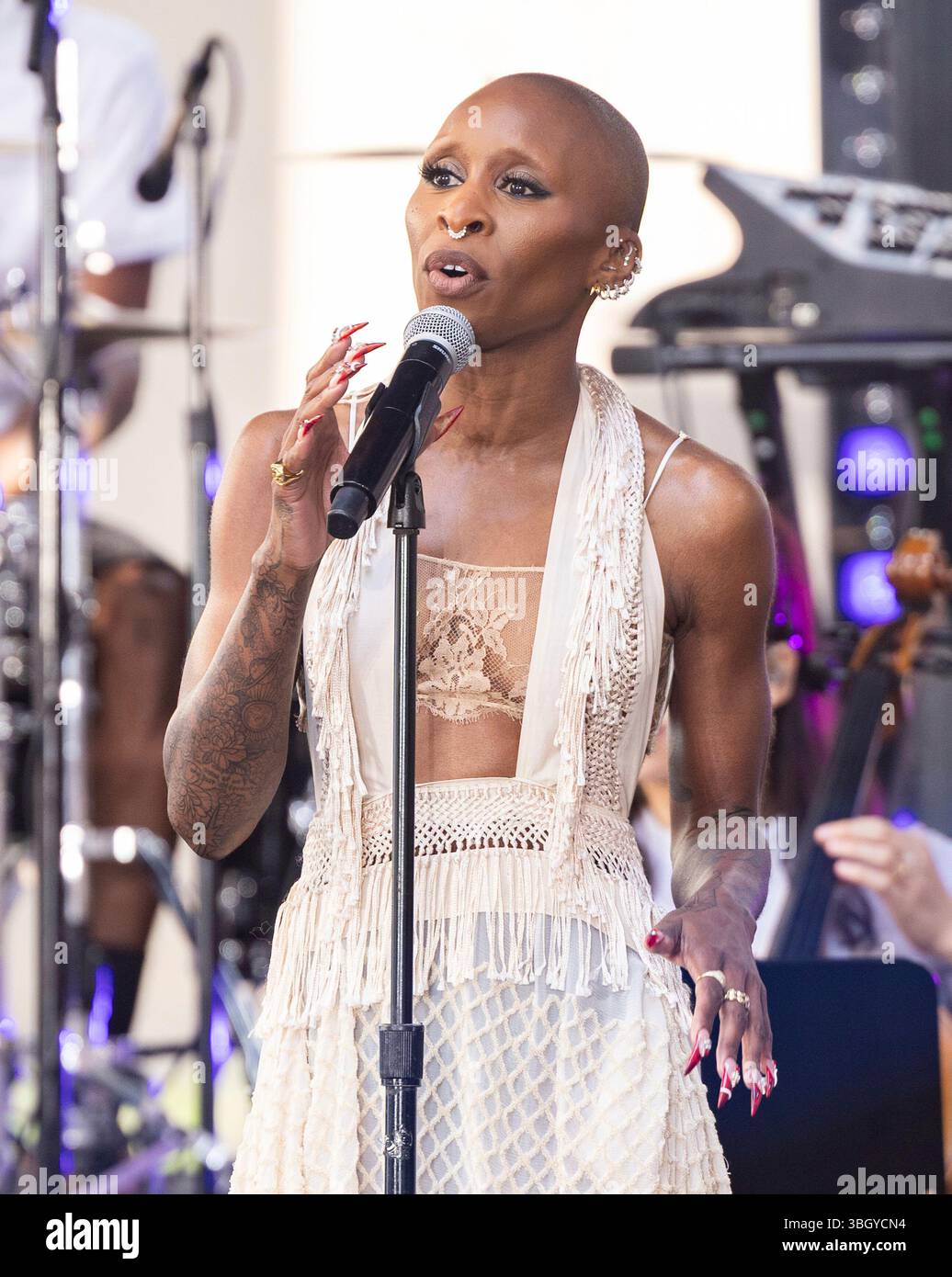 Singer-actor Cynthia Erivo performs on NBC's Today show at Rockefeller ...