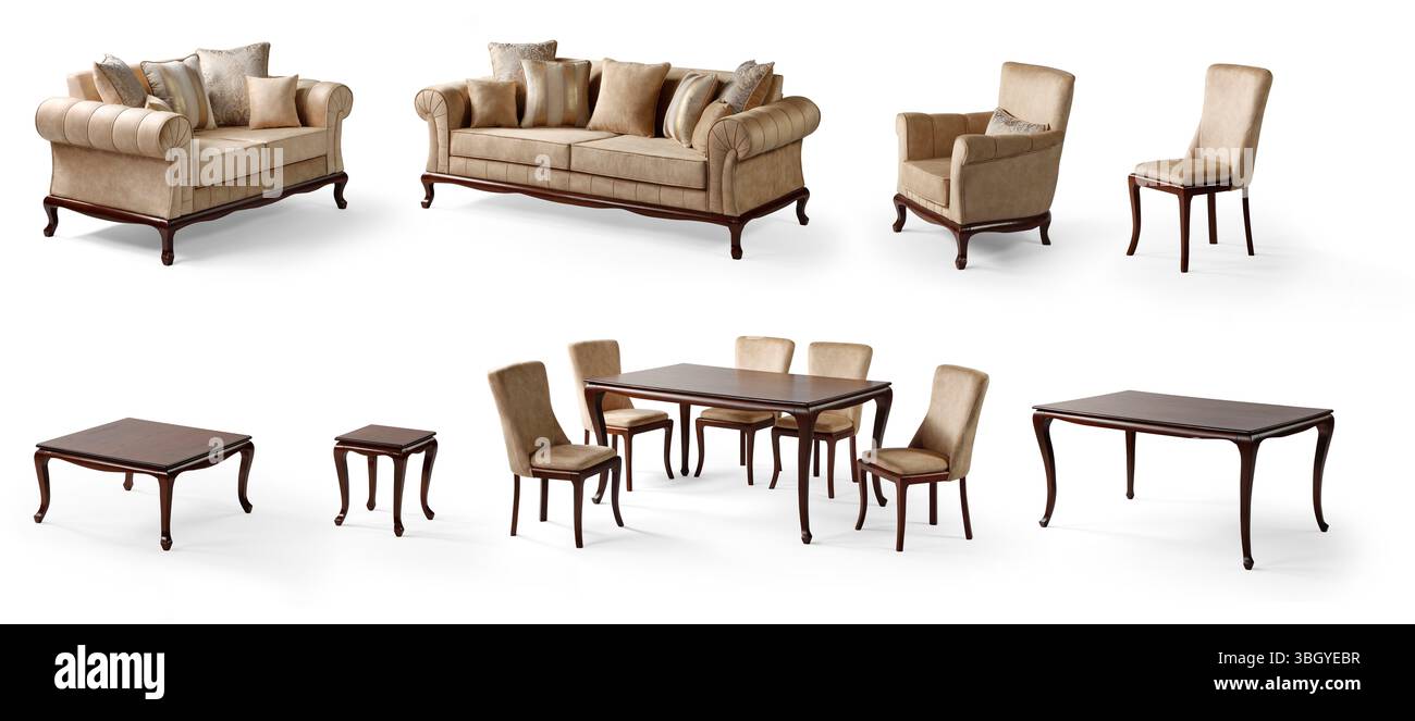 Modern furniture in classic Cut Out Stock Images & Pictures - Alamy