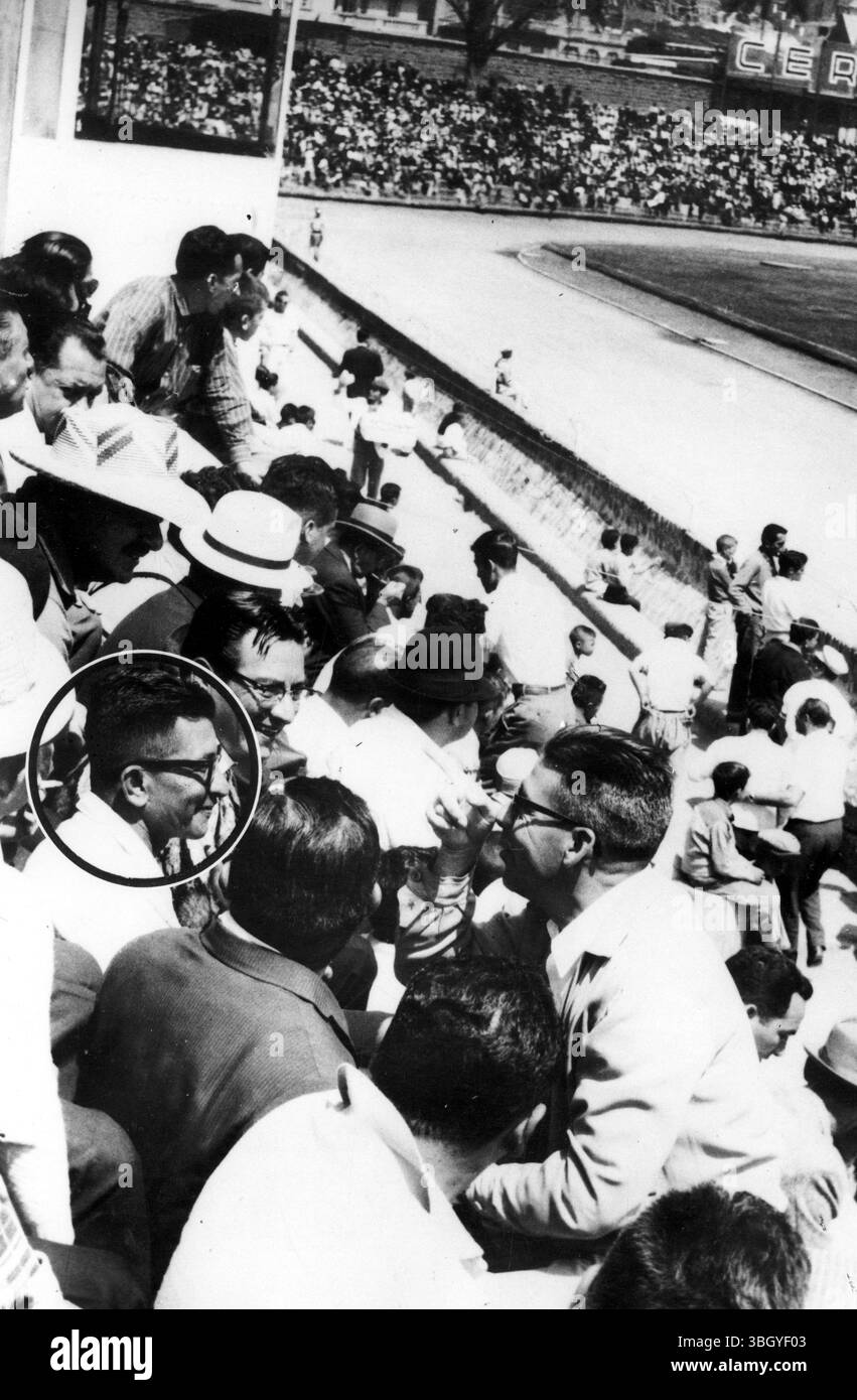 Navy captain Ramon Castro Jijon (circled) what is a soccer game with ...