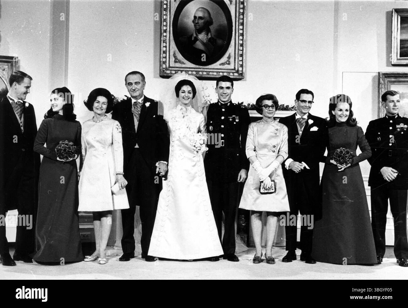 This formal photograph was made in the yellow Oval room of the White ...