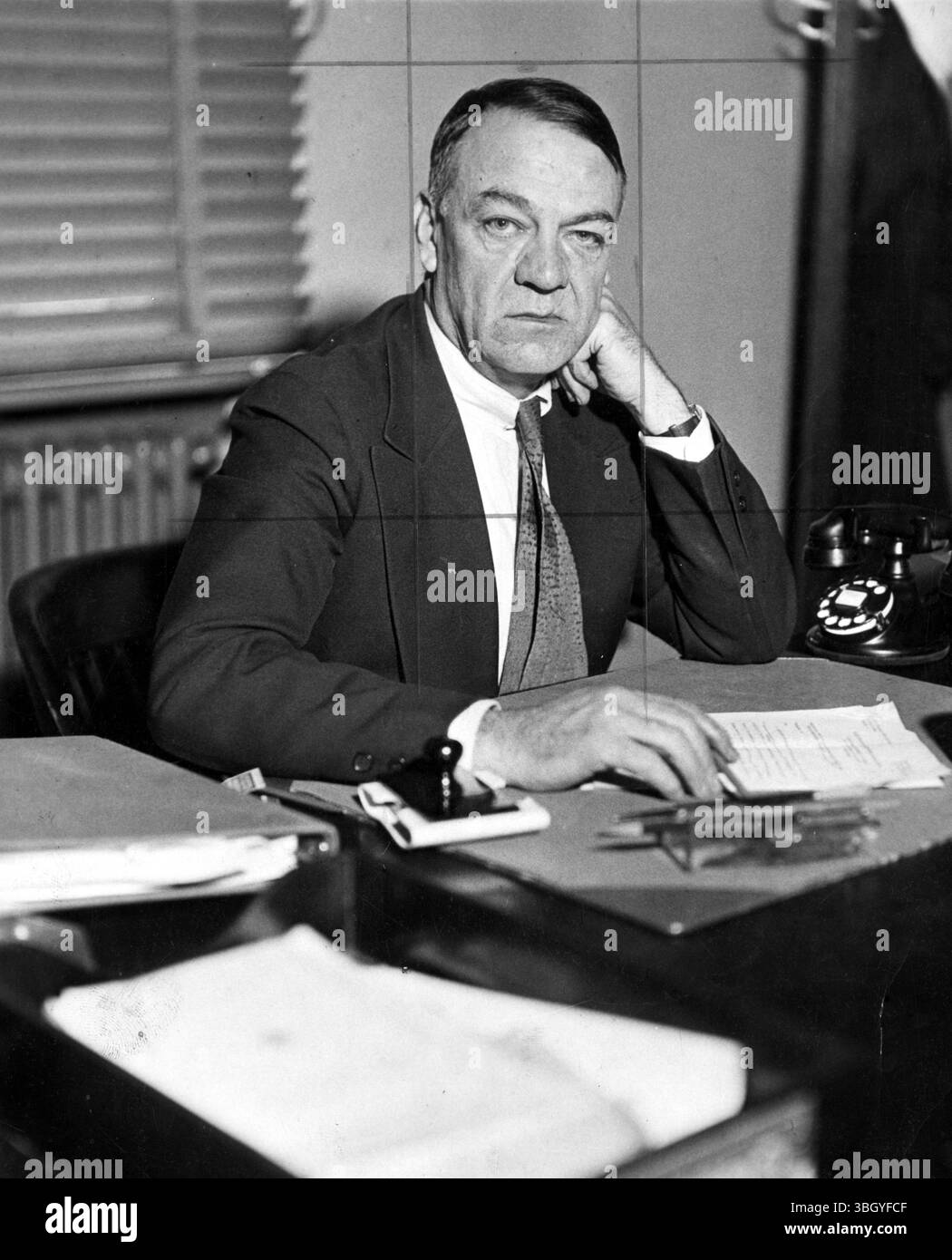 Hugh S Johnson in his office. 14 June 1933 Stock Photo - Alamy