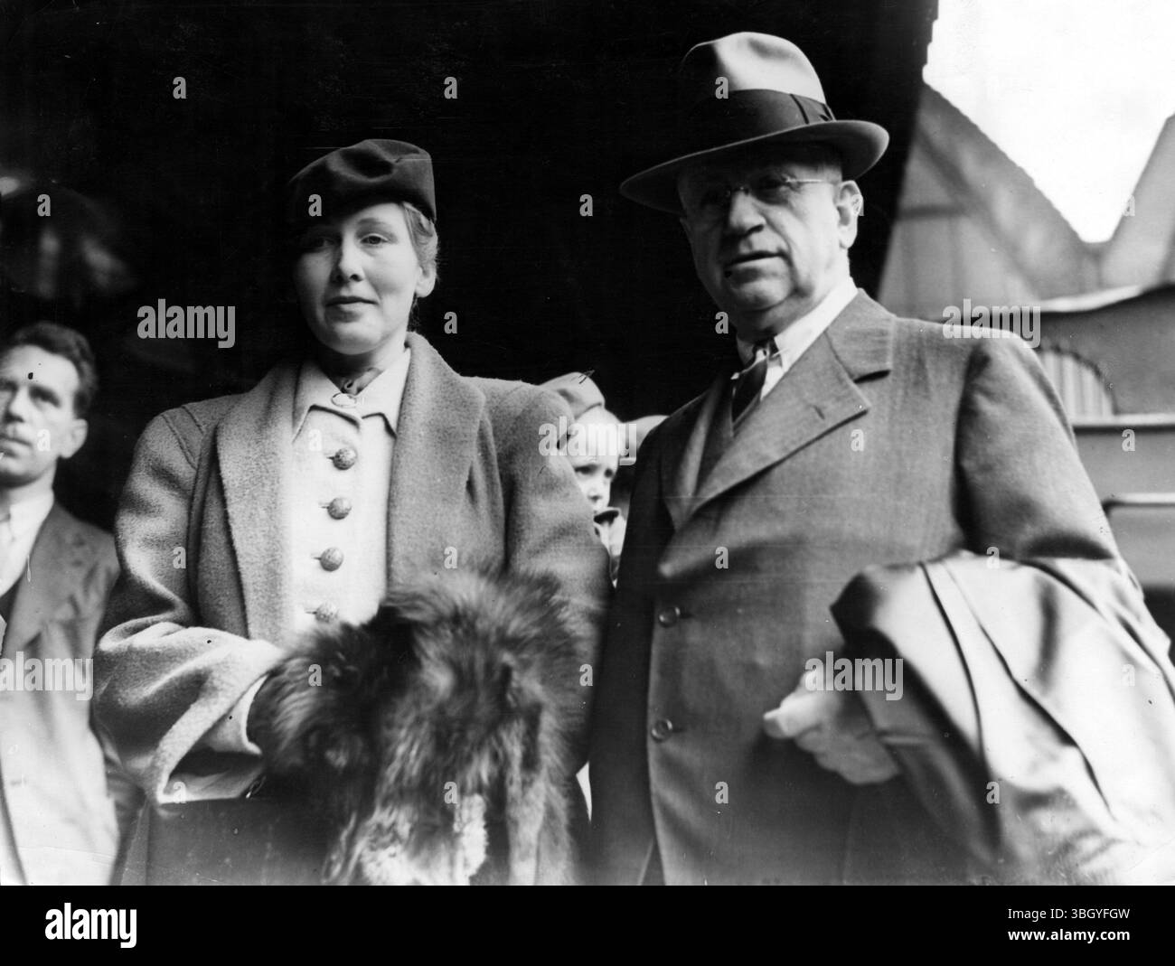 Mr Harold Ickes, 64-year-old American Secretary of the Interior, and ...
