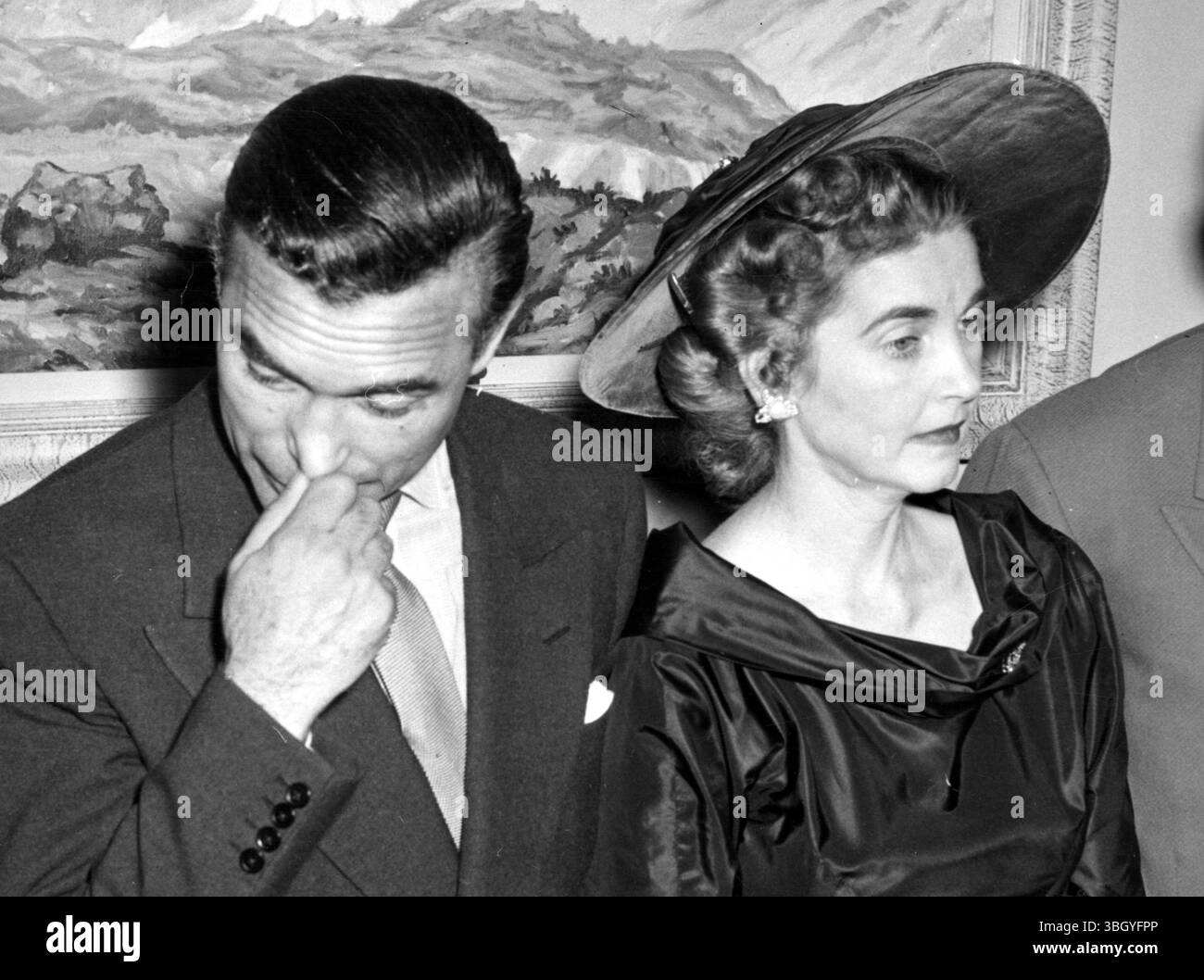 Barbara Hutton and Profirio Rubirosa shortly after their marriage Stock ...
