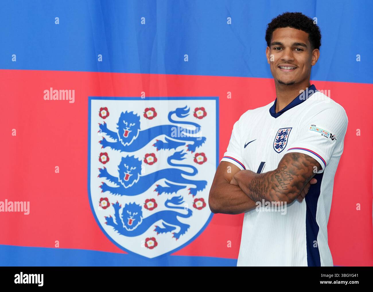 England's Jarell Quansah during a media session at St George's Park ...