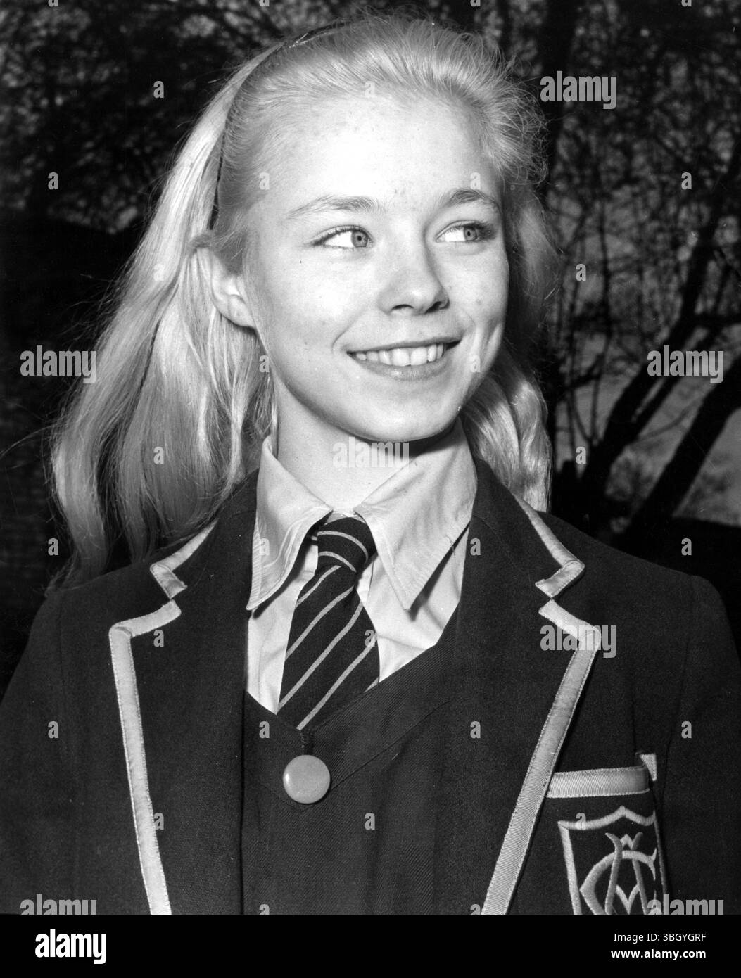 Schoolgirl Jill Haworth, leaving her school at Chiswick. 10 March 1960 ...