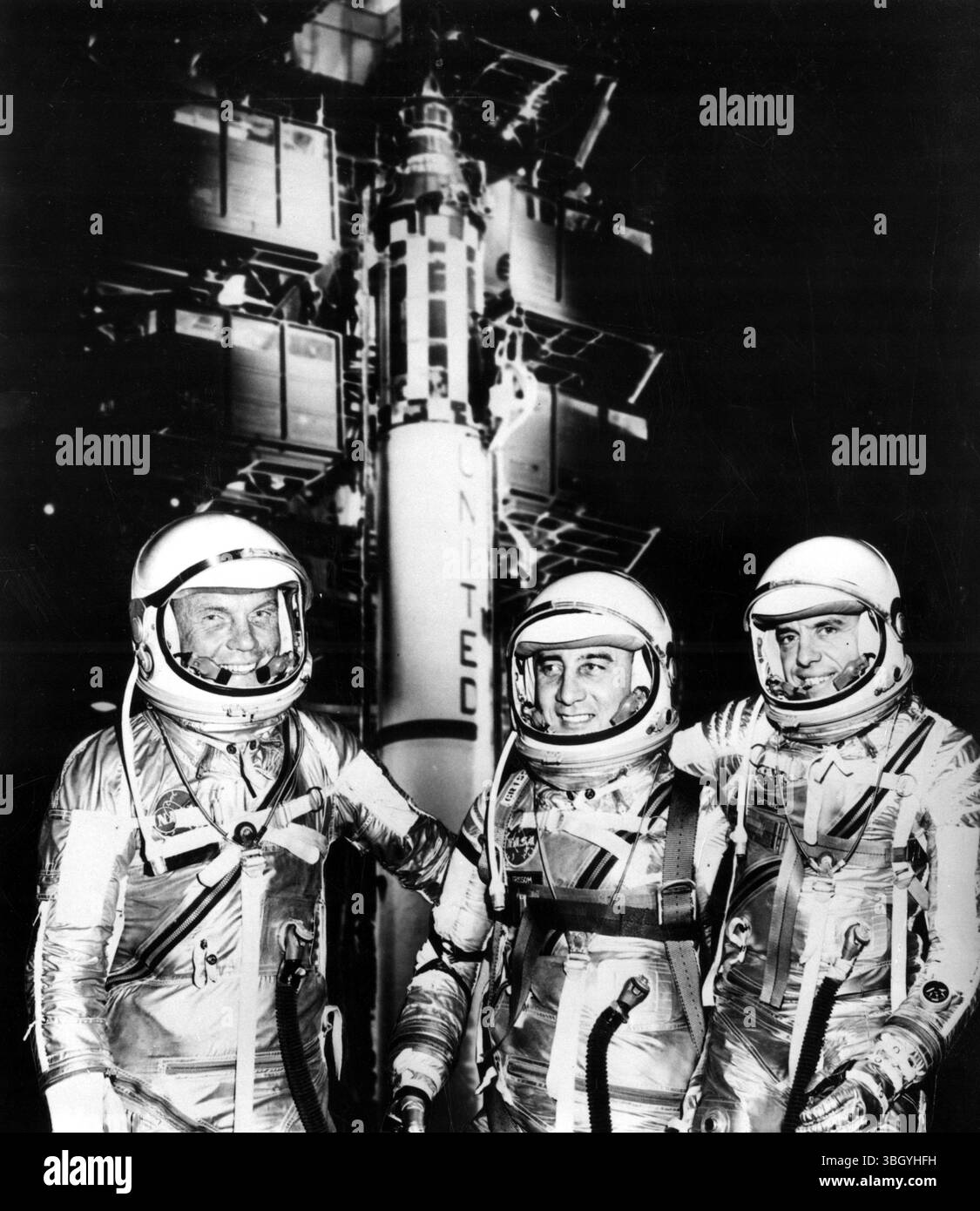 America's 3 Project Mercury astronauts training for America's 1st ...