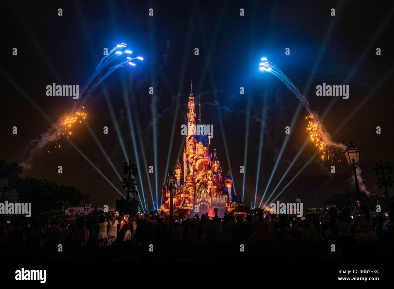 A photo of the famous "Momentous" event in Disneyland, Hong Kong Stock ...