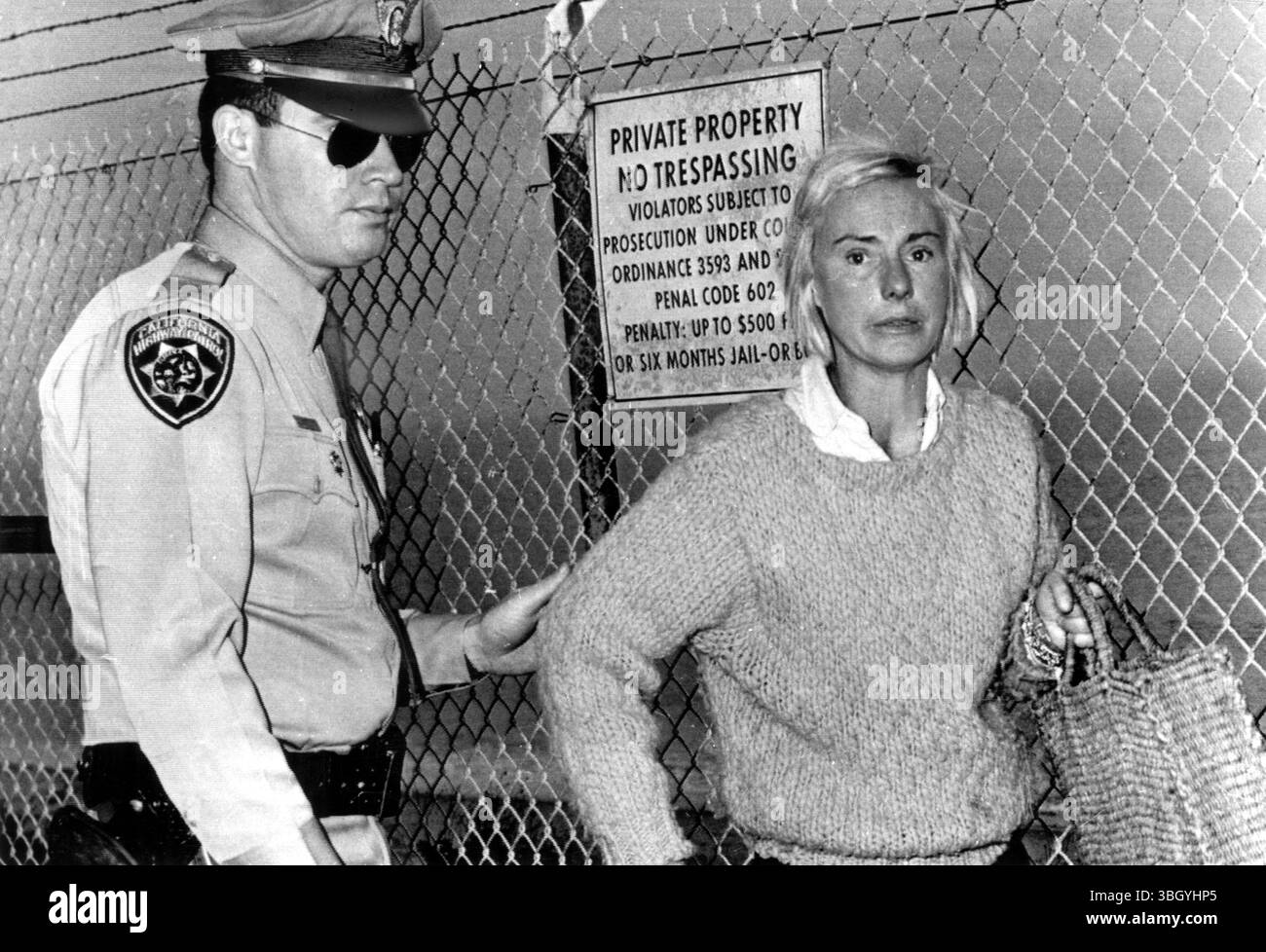 Actress Peggy Ann Garner is aided by an unidentified Californian ...