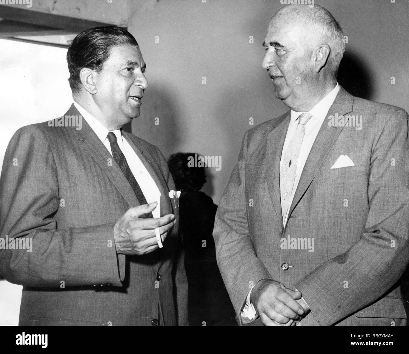 UPI head in Havana. Frank Page Bartholomew (right), president of United ...