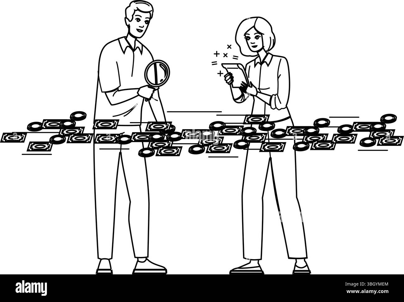 accounting cash flow management vector Stock Vector Image & Art - Alamy