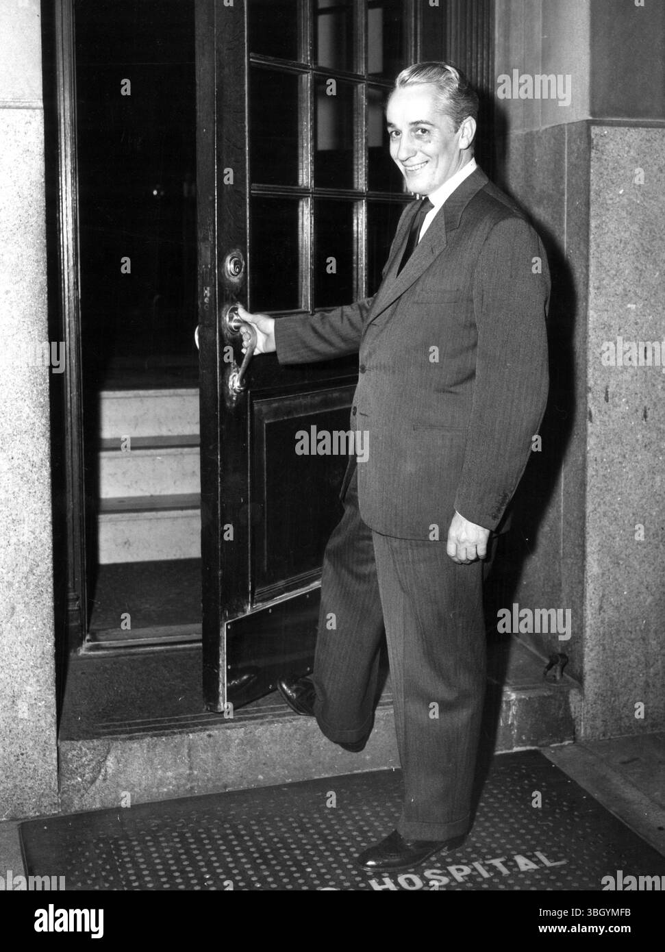 Proud dad. E Clifton Danie, husband of the former Margaret Truman ...