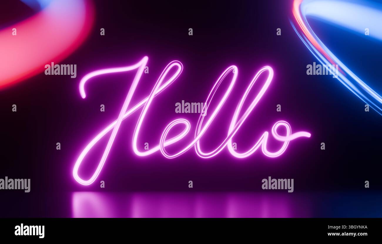 Blue script typography hi-res stock photography and images - Alamy