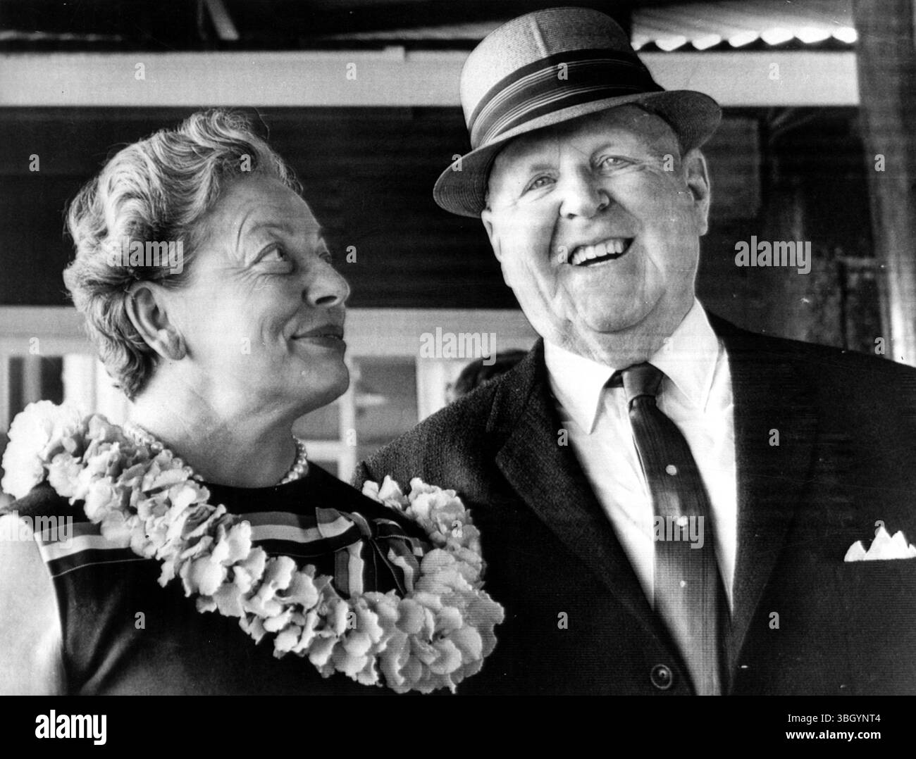 Former Teamsters Union President Dave Beck and his wife Helen arrive at ...