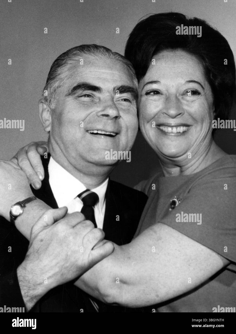 Abraham D Beame Democratic Candidate for Mayor of New York poses with ...
