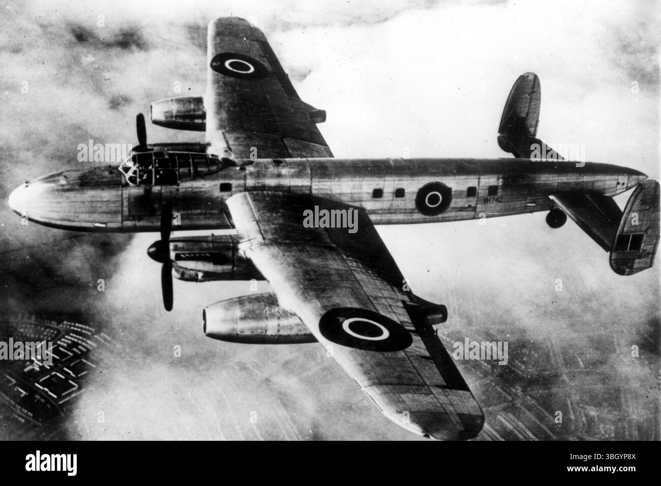 Avro Lancastrian air liner with two Rolls Royce Merlin and two Rolls ...