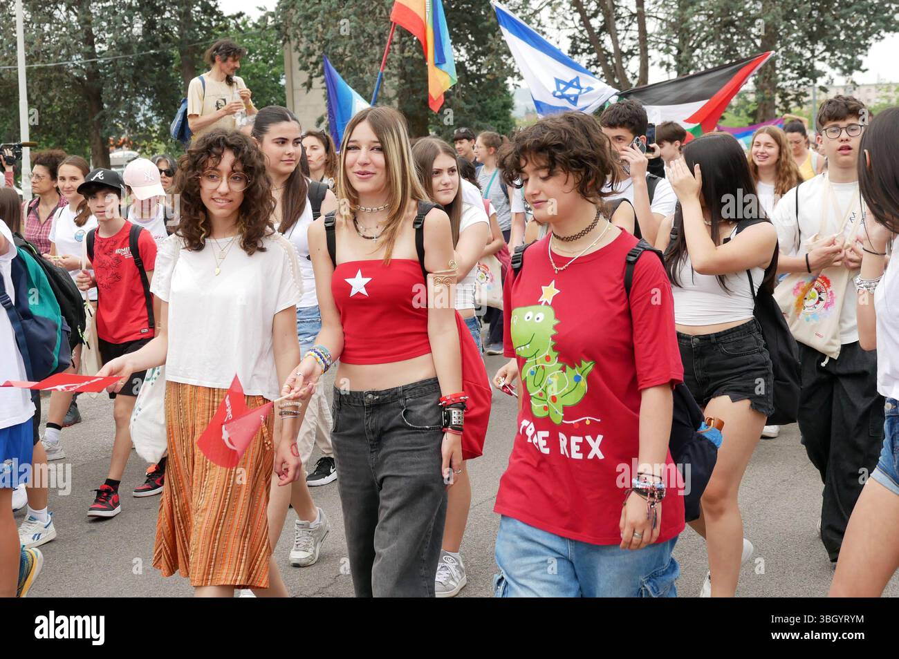 Italy, Arezzo, 6 June, 2025 : Peace meeting at 'Rondine', the citadel ...