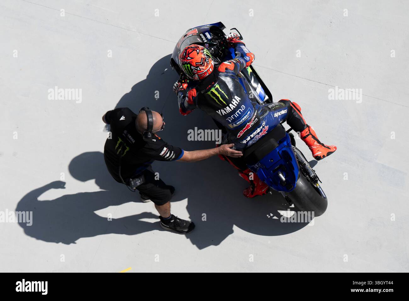 Aragon, Espagne. 25th May, 2025. QUARTARARO Fabio (fra), Monster Energy Yamaha MotoGP, Yamaha ...