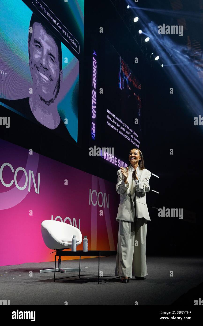 Lisbon, Portugal. 06th June, 2025. Iva Domingues, TV Host, addresses ...