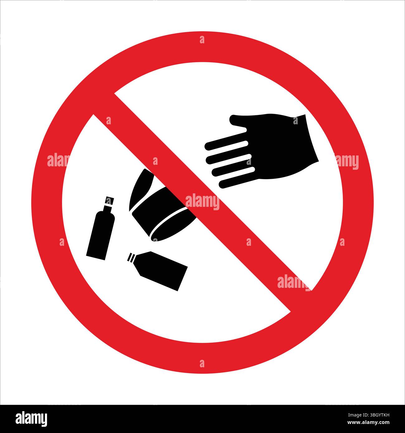 Do not litter awareness Stock Vector Images - Alamy