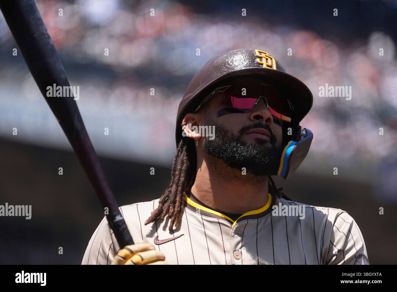 San Diego Padres' Fernando Tatis Jr. during a baseball game against the ...