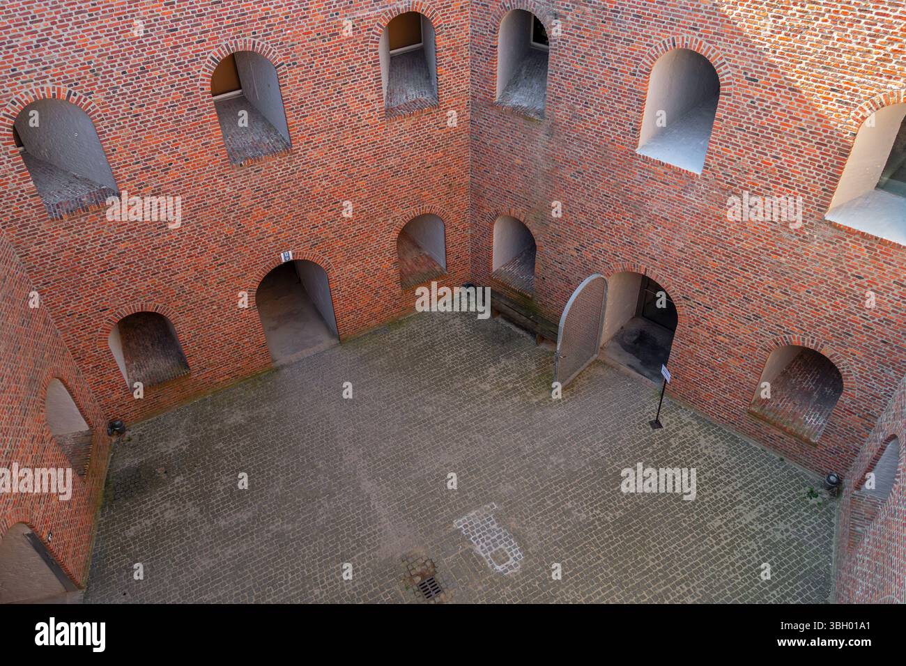 Pentagonal inner court at Fort Napoleon, polygonal fort of the ...
