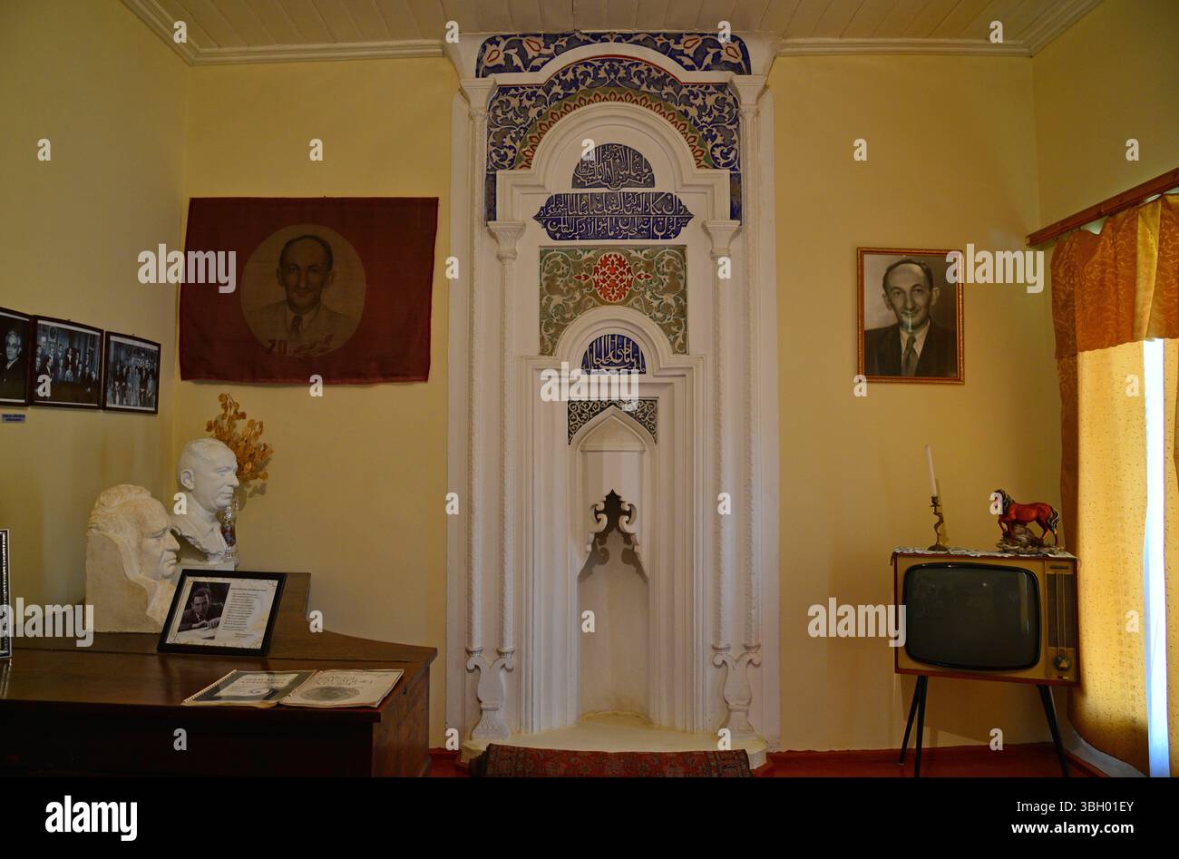 Sheki, Azerbaijan. May 3, 2025. A view of the Historical Sabit Rahman ...