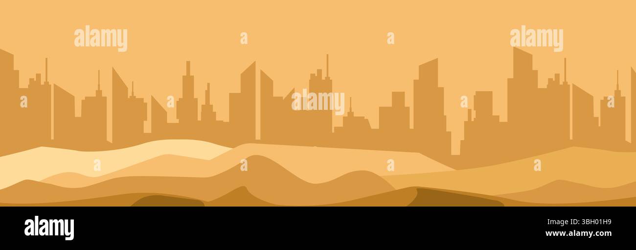 Simplified city view Stock Vector Images - Alamy