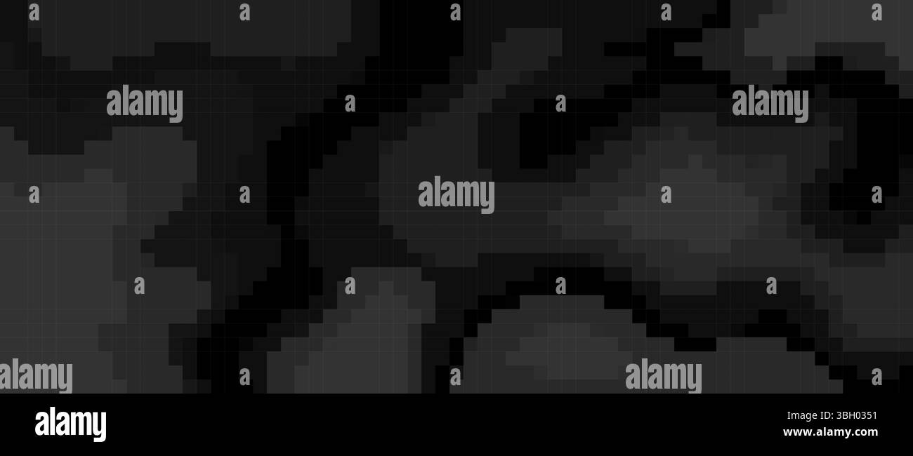 Dark pixelated terrain texture for underground levels and game design ...