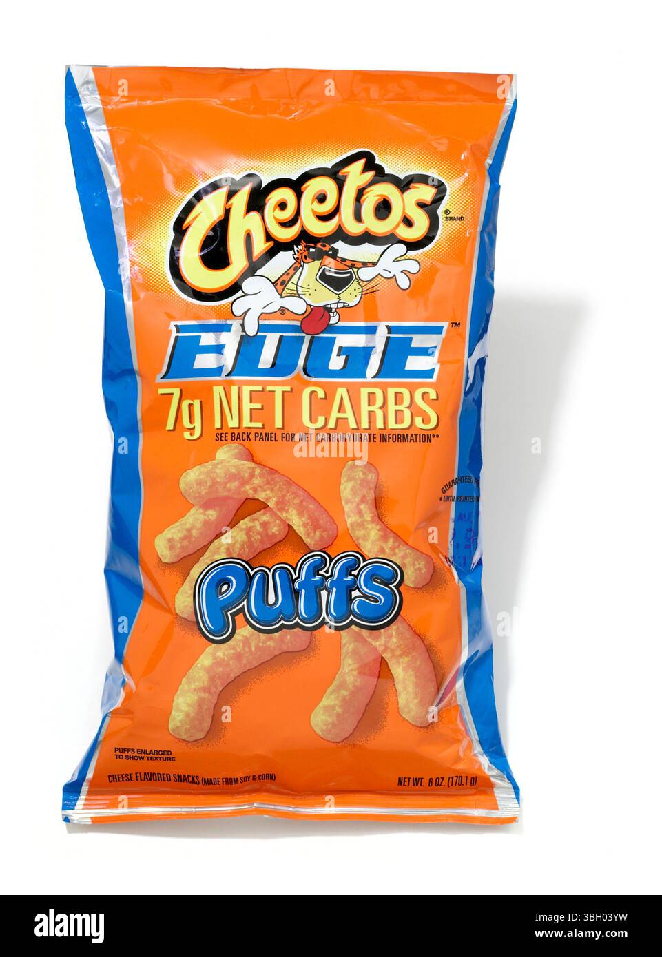 cheetos edge photographed on a white background Stock Photo - Alamy
