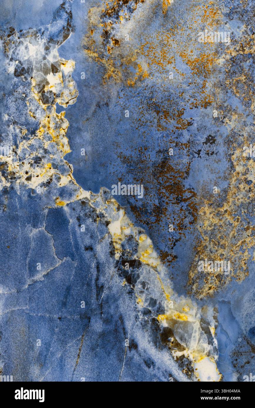 Blue and Gold Marble Ceramic Tile Texture Stock Photo - Alamy