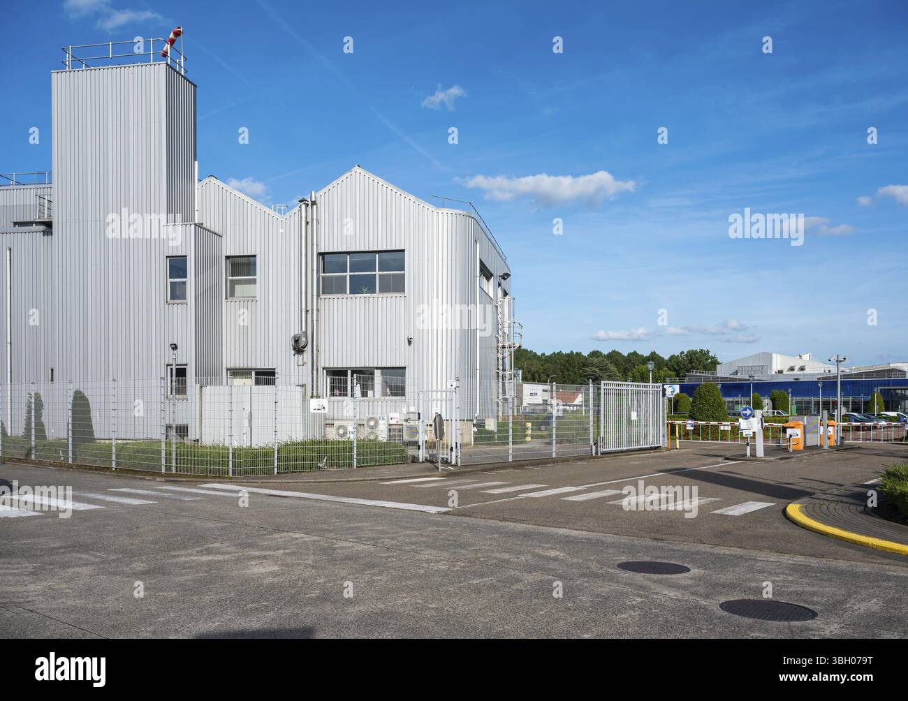 Rotselaar, Belgium, August 8, 2024 - Danone factory, a multinational ...