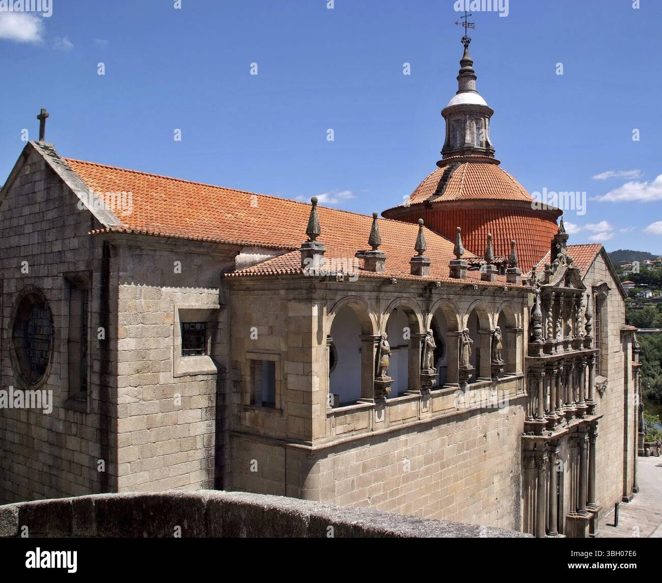 Very beautiful historic monastery architecture in Amarante Stock Photo ...
