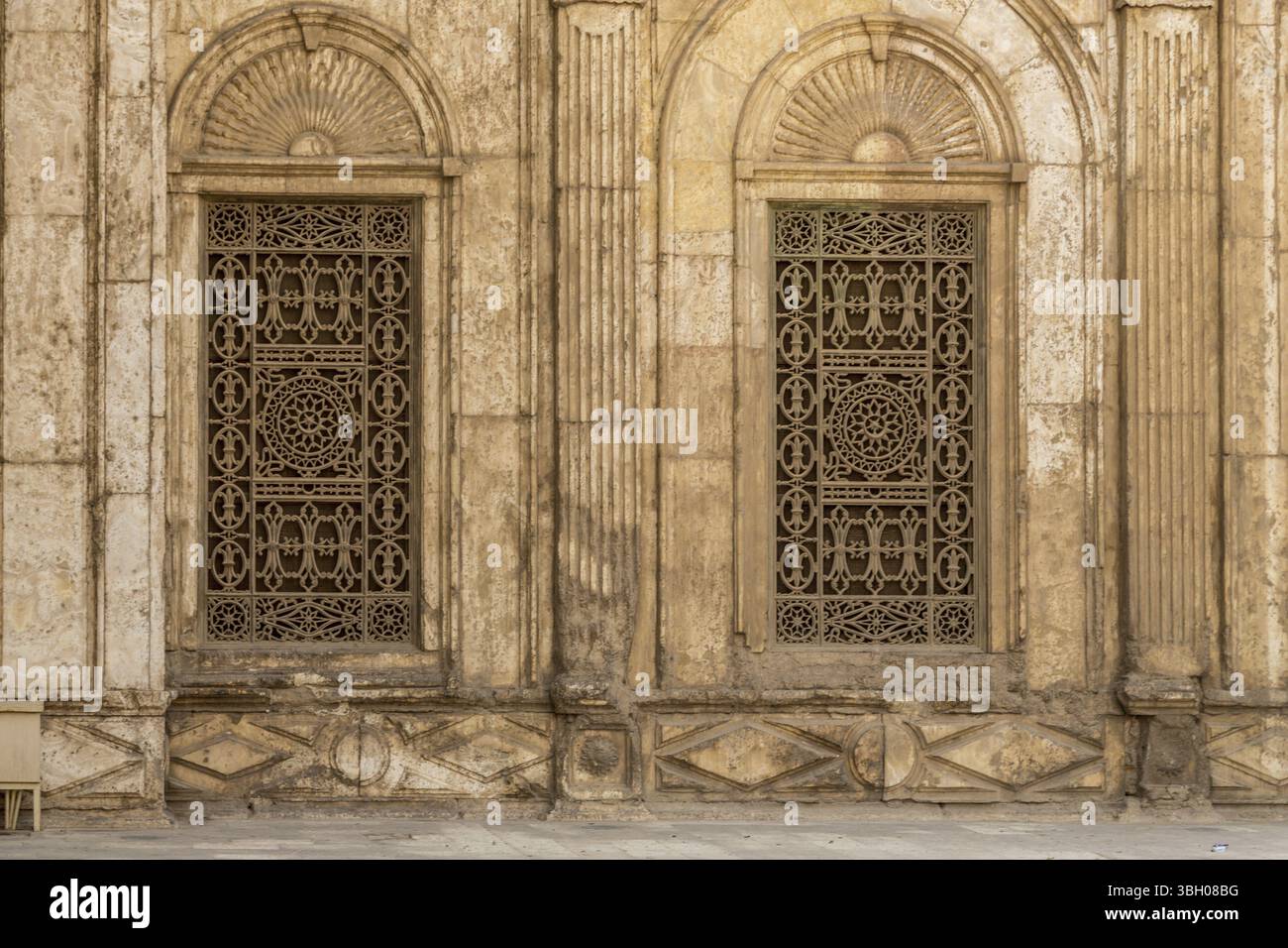 The Saladin Citadel of Cairo, a fortified medieval castle with a mosque ...