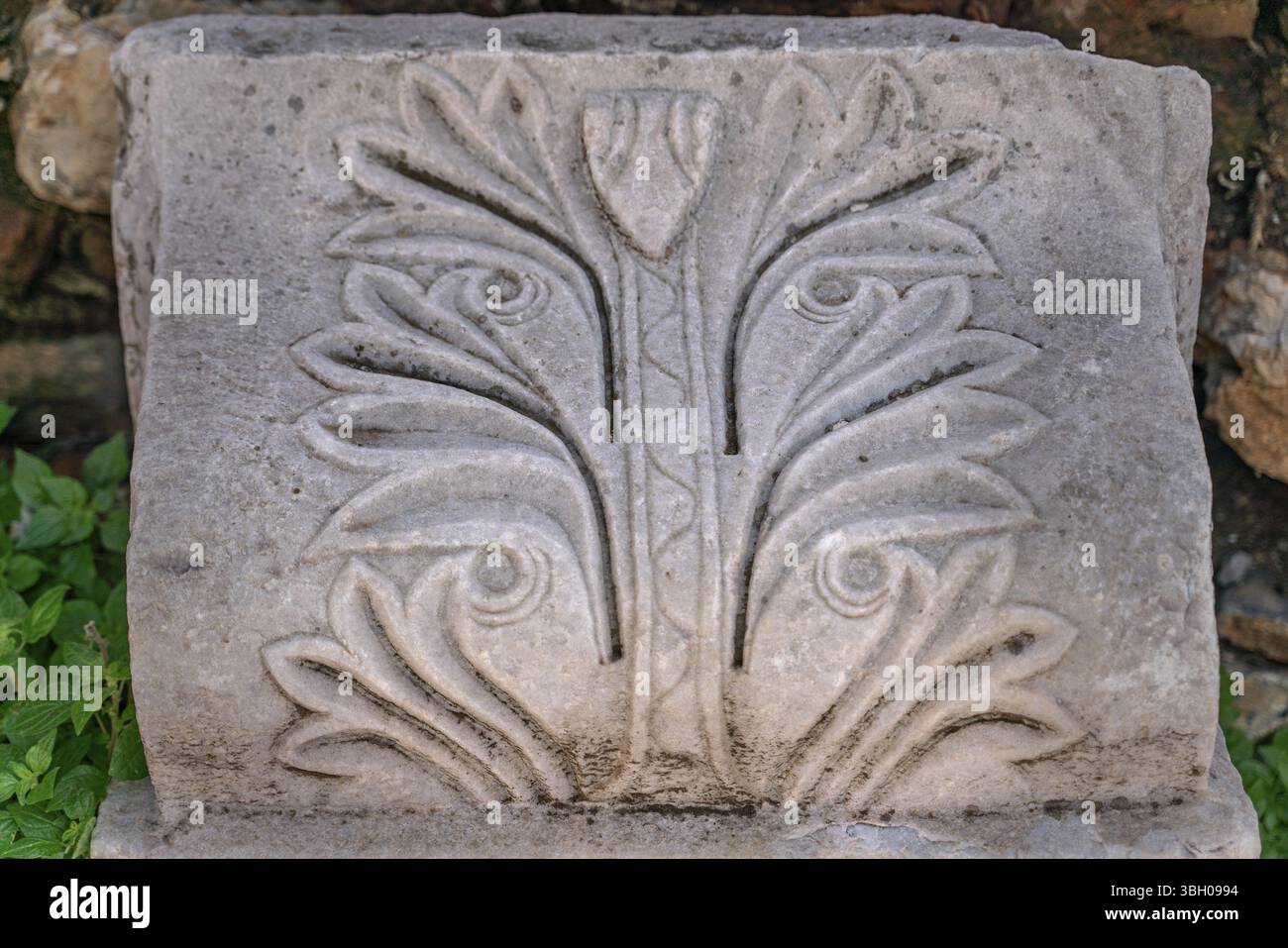 Selcuk, Izmir, Turkey - columns of Memmius Monument in Ephesus ruins ...