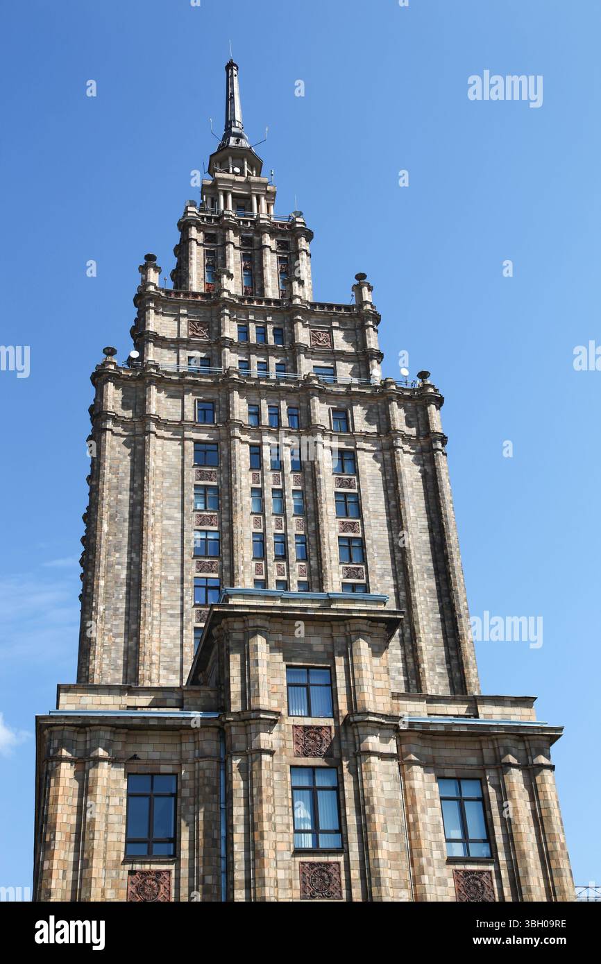 Latvian academy of sciences in Riga Stock Photo - Alamy