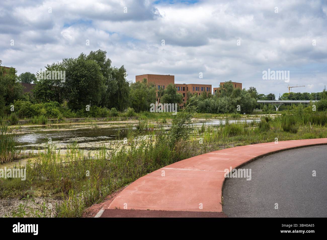 Haren, Flanders, Belgium - June 8, 2024 - The Prison of Haren, a new ...