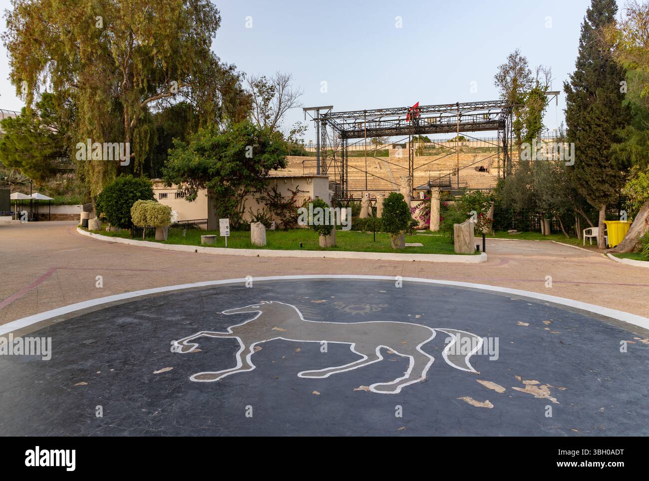 A picture of the Theatre of Carthage at the Archaeological Site of ...