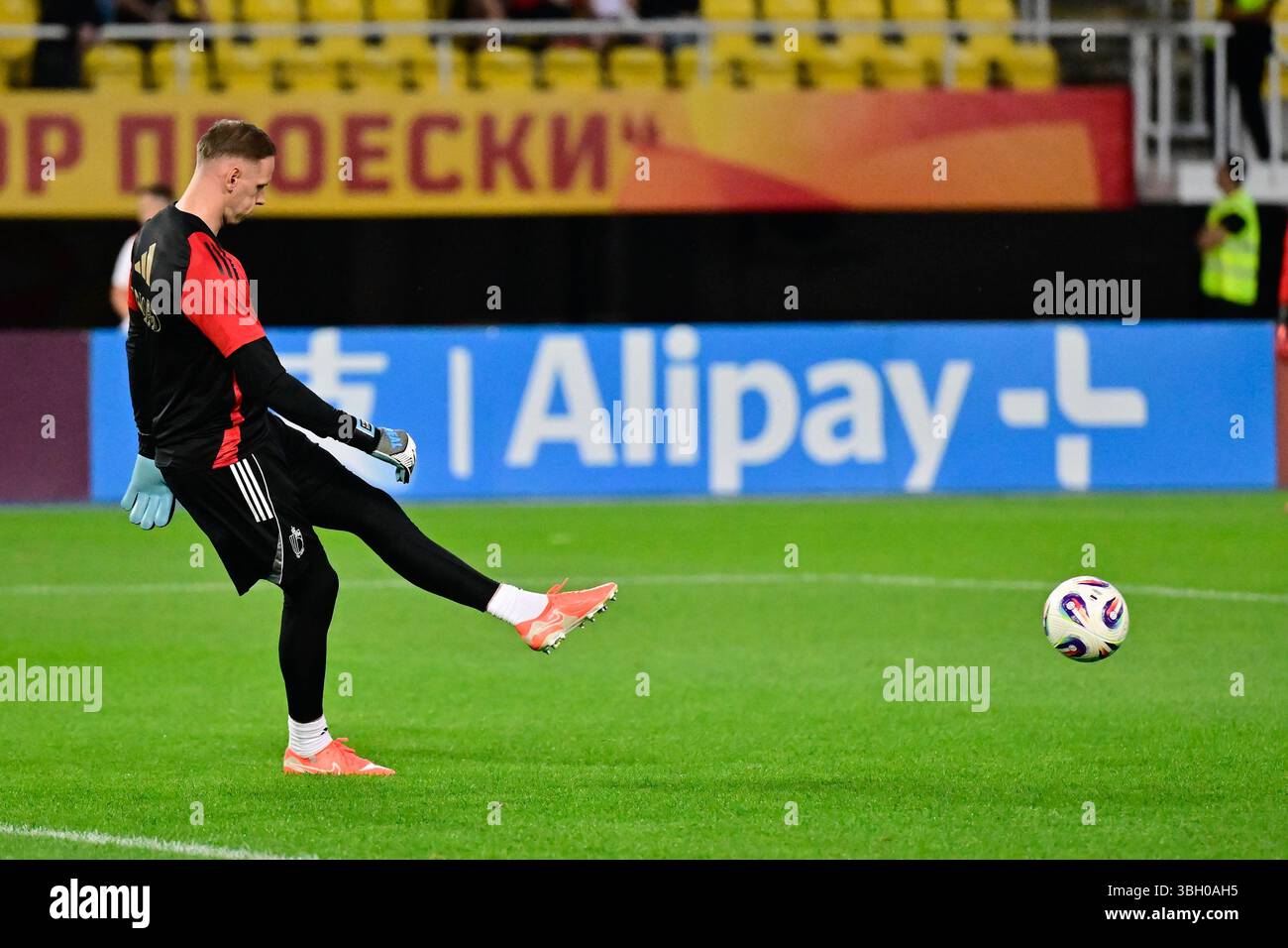 Skopje, North Macedonia. 06th June, 2025. Belgium's goalkeeper Matz ...