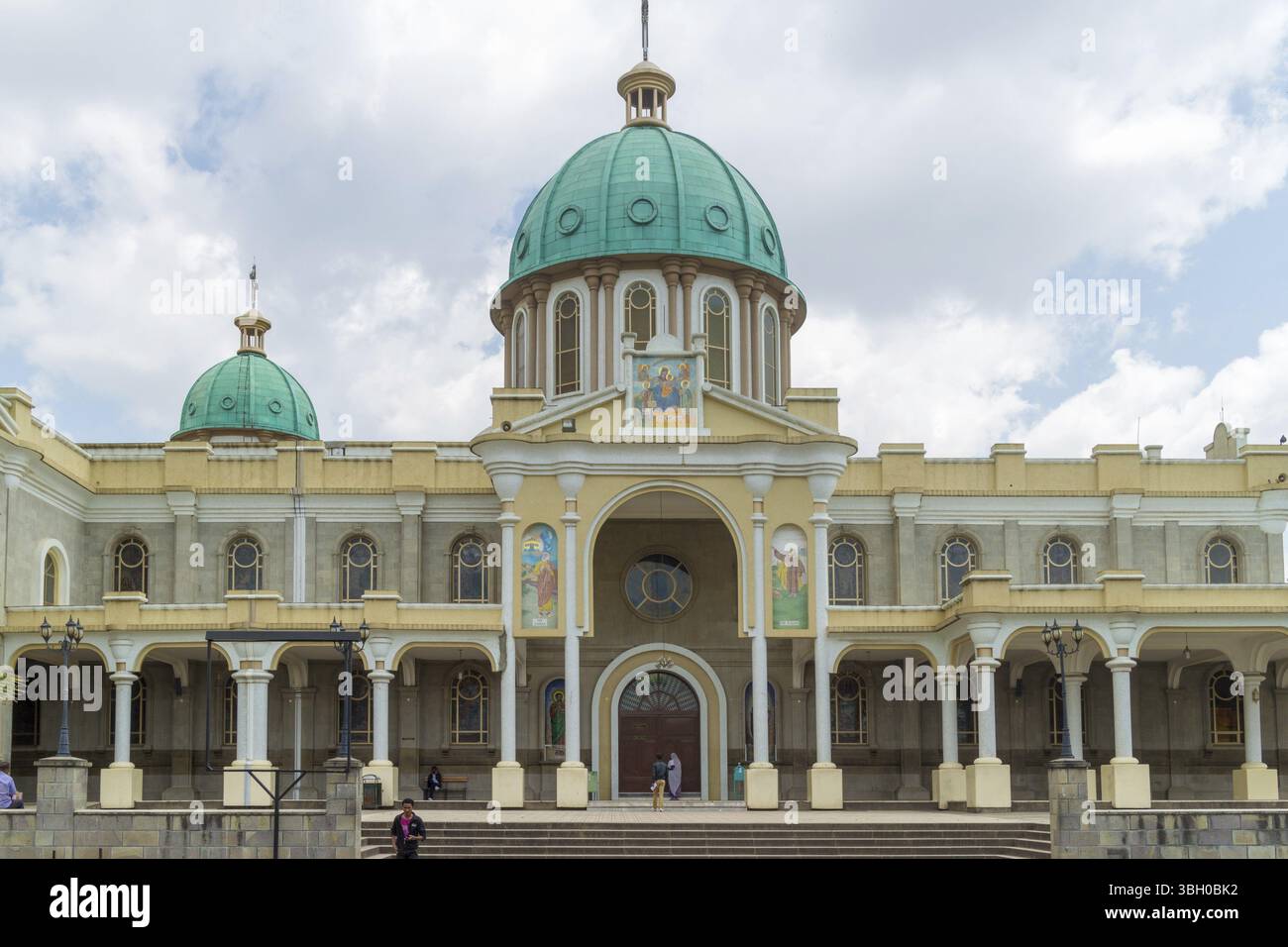 Bole Medhane Alem Church in Addis Ababa, Ethiopia, Africa Stock Photo ...