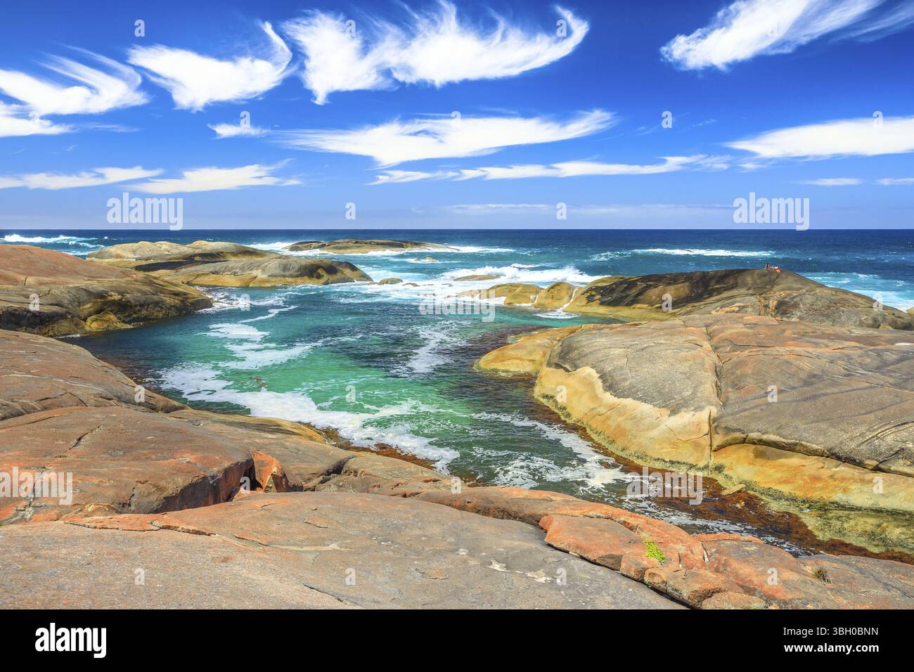 The rounded rock boulders along the popular Elephant Rocks Walk from ...