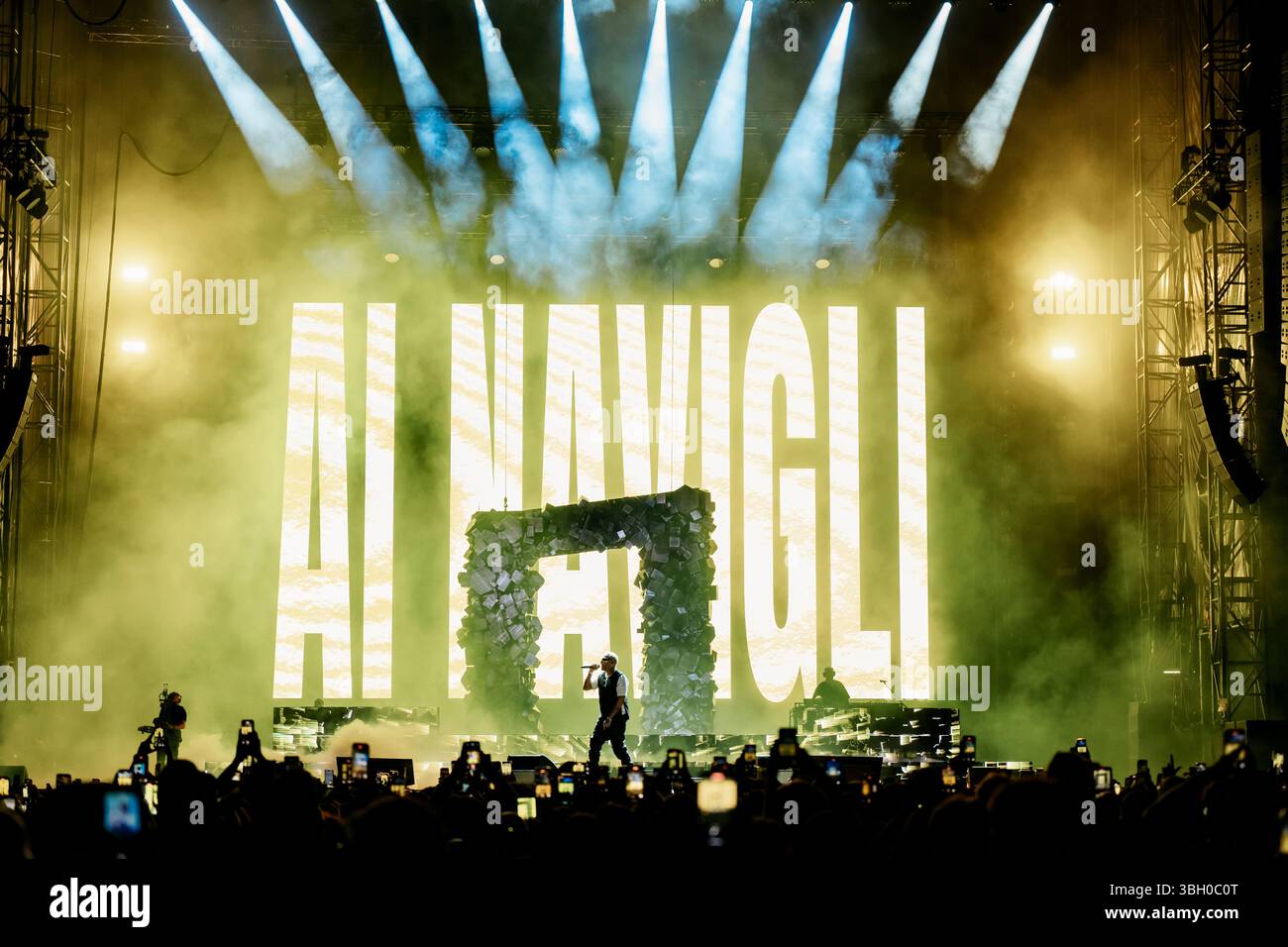 Naples, Italy. 05th June, 2025. Italian rapper Luche, also known as ...