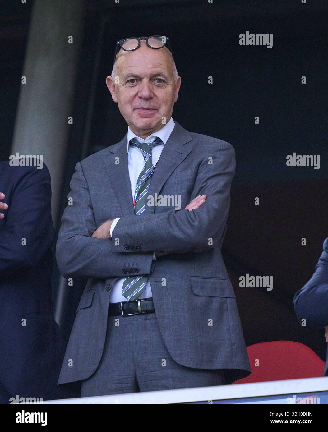 Bernd Neuendorf, DFB President German Football Association, in the UEFA ...