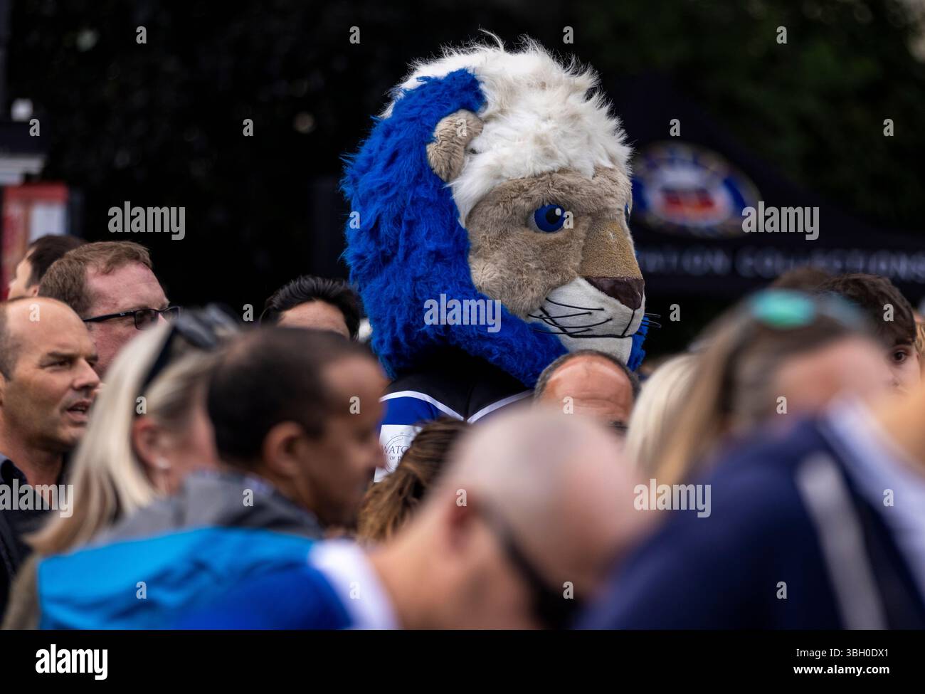 Bath mascot before the Gallagher Premiership semi-final match at The Recreation Ground, Bath ...