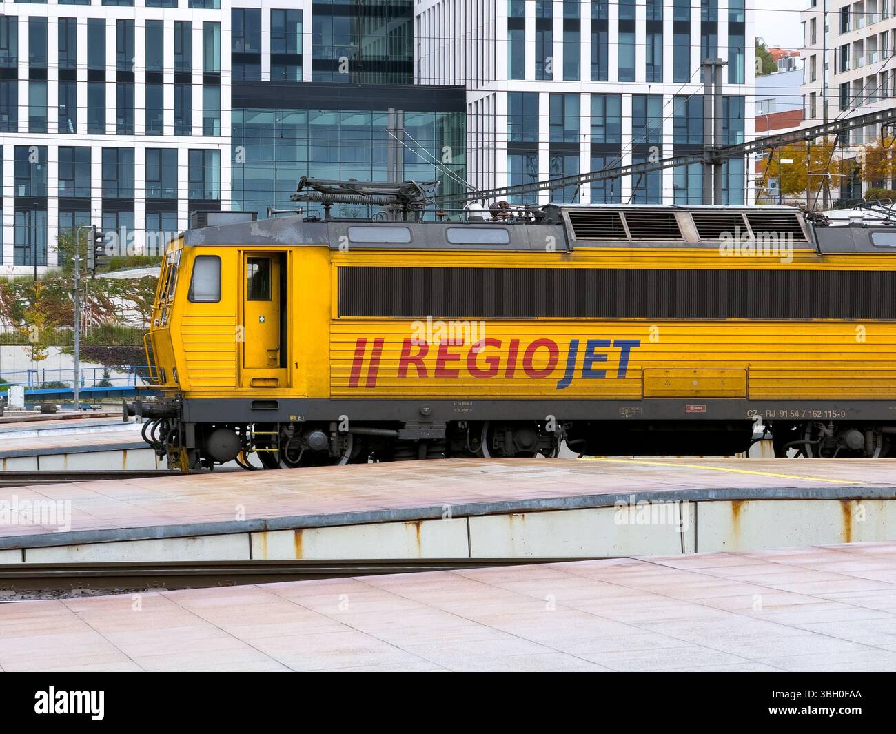 PRAGUE, CZECH REPUBLIC - NOVEMBER 2, 2024: Regiojet Skoda Plzen 162 115 ...