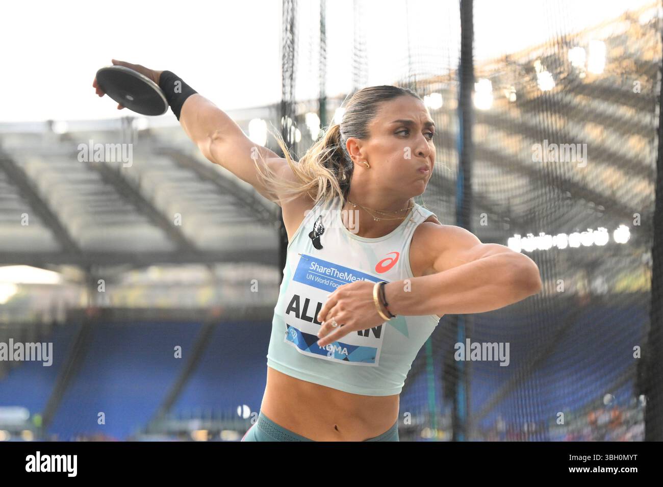Roma, Italia. 06th June, 2025. Valerie Allman (USA) during the IAAF ...