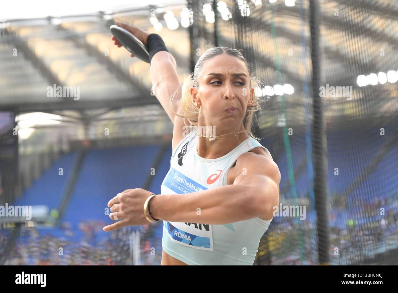 Roma, Italia. 06th June, 2025. Valerie Allman (USA) during the IAAF ...