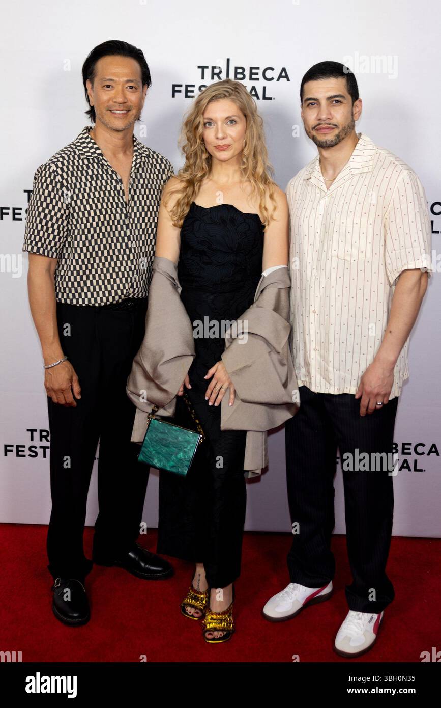 Ny. 05th June, 2025. Louis Ozawa, Lindsay LaVanchy, Rick Gonzalez at ...